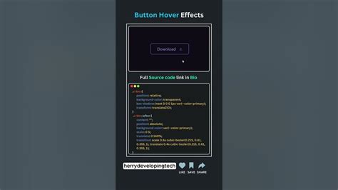 🖱️ Stunning Button Hover Effects 💻 Css Magic In 60 Secondsshorts
