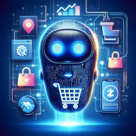Premium Photo Ai Chatbot And Ecommerce Icons For Enhanced Shopping Experiences In Isolated