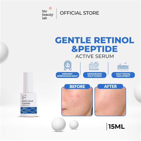 Jual Bio Beauty Lab Gentle Retinol Peptide Active Serum 15ml Serum Retinol Mengandung
