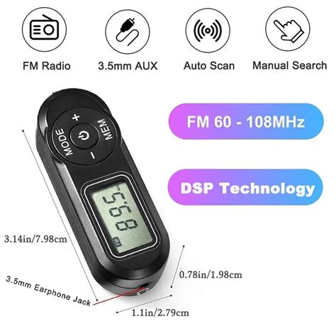 Hot Portable Mini Digital Display Receiver Fm Radio Buy Mini Digital Display Receiver Receiver