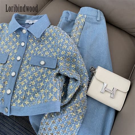 Loribindwood 여성 와이드 팬츠 투피스 세트 레저 패션 외국 스타일 2023 신상 Aliexpress