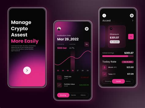 Crypto Wallet And Market App Concept Design By Sabbir Islam On Dribbble