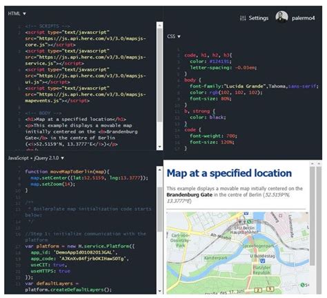 HERE Technologies GitHub And JSFiddle Support Grey Matter