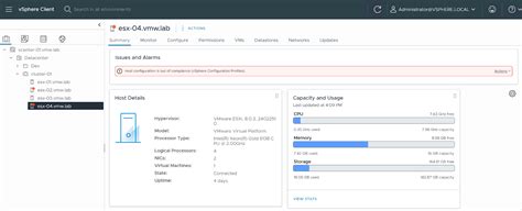 monitor configuration drift with alarms for vsphere configuration