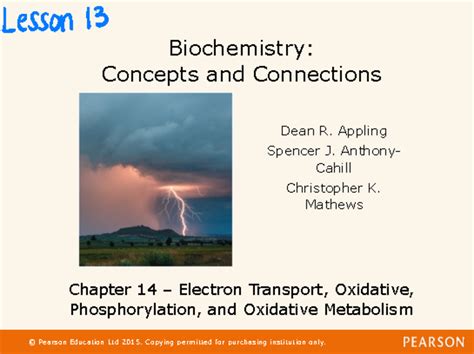 Biochem 6 This Class Was Taken In The Spring Of 2020 These Lecture Notes Cover Chapter