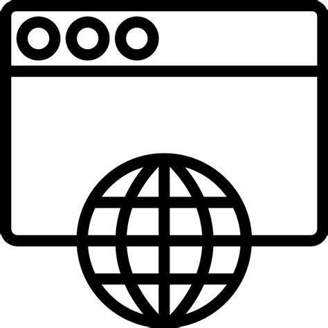 browser website vector svg icon svg repo