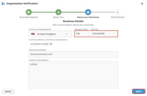 Create And Verify Your ESIM Go Account ESIM Go