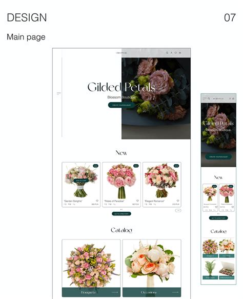 E Commerce Flower Shop Uiux On Behance