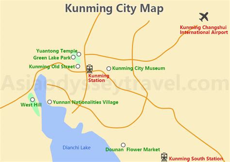 Kunming Map Map Of Kunming Yunnan China Updated 2026