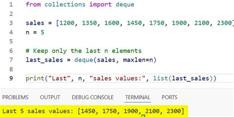Get The Last N Elements Of A List In Python