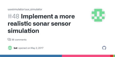 Implement A More Realistic Sonar Sensor Simulation · Issue 48