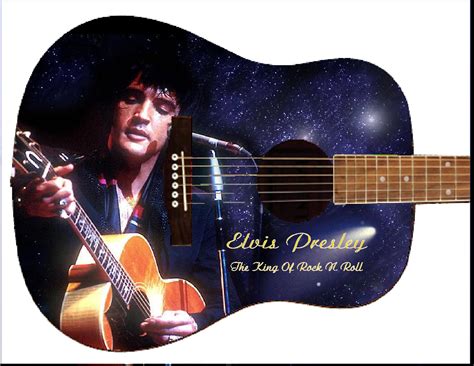 Elvis Presley Custom Guitar Zion Graphic Collectibles