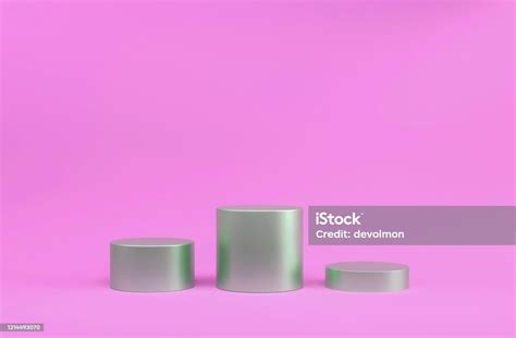 둥근 연단 받침대 또는 플랫폼 제품 프리젠 테이션을위한 화장품 배경 3d 그림 밝은 연단 광고 장소 빈 제품 스탠드 배경입니다 개념에 대한 스톡 사진 및 기타 이미지