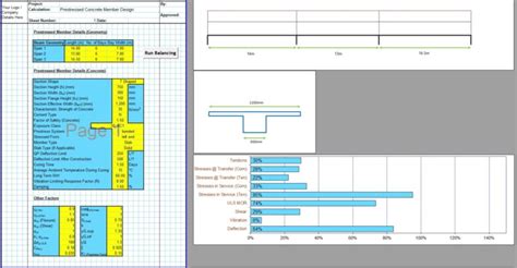 Prestressed Concrete Beam Design Excel Spreadsheet Civilweb