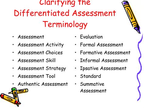 Ed 471 Differentiated Assessment Strategies2 Ppt Educational