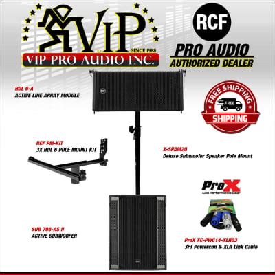 RCF HDL 6 A LINE ARRAY 1400W SUB 708 AS II Subwoofer Reverb
