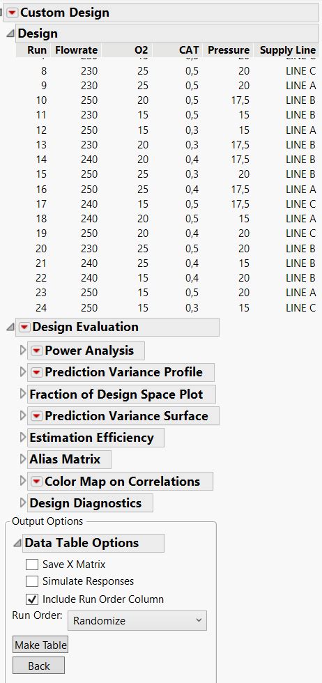 Solved Is It Possible To Make Doe Generation Reproducible Jmp User Community