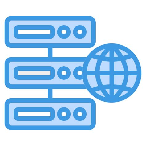 web hosting generic blue icon