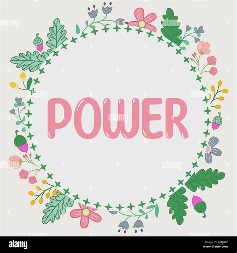 Sign Displaying Power Internet Concept Ability Capacity To Do Something Or Act In Particular