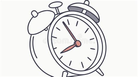 Vintage Alarm Clock Ringing Wake Up Call Vector Design Generative Ai Stock Vector