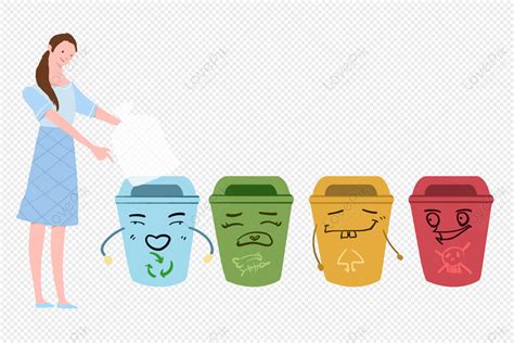 분류 된 쓰레기 Png 일러스트 무료 다운로드 Lovepik