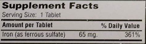 Major Ferosul Tablets 325 Mg Green 100 Count