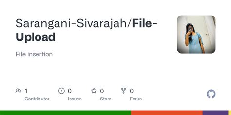 Github Sarangani Sivarajah File Upload File Insertion