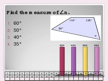 Find The Missing Angle Measure Of A Quadrilateral Turning Point TpT