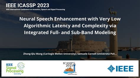 neural speech enhancement with very low algorithmic latency and complexity via integrated full
