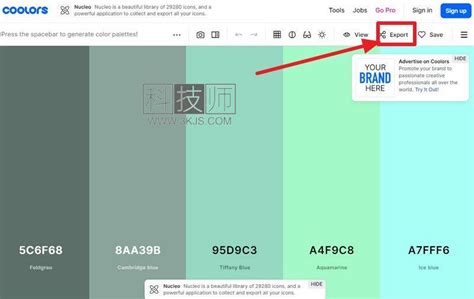 Coolors 配色方案配色生成工具含教程 科技师