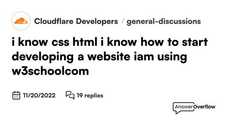 I Know Css Html I Know How To Start Developing A Website Iam Using I Know Css Html I Know How To Start Developing A Website Iam Using