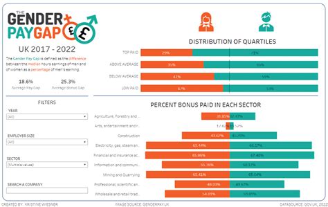 Dashboard Week Project 3 The Gender Pay Gap In Uk The Data School