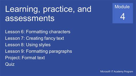 Formatting Text Module Ppt Download