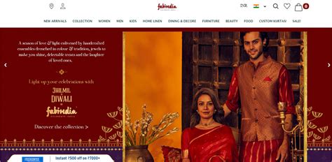 cloning of fab india using html css and javascript by mayur jadhav