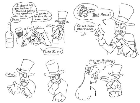 Mario Tippi And Count Bleck Mario And 2 More Drawn By