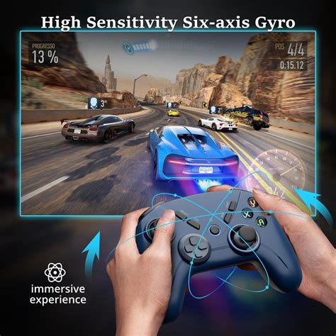 Chengdao Wireless Controller For Switch Ipad Pc Android Tablet 3 Level Double Shock 4 Marco