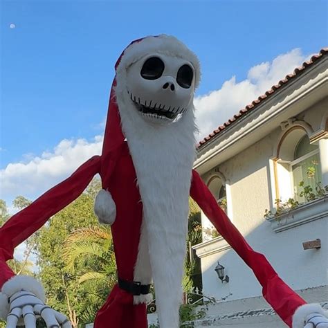 Jack Skellington Santa Suit 13 Ft Etsy