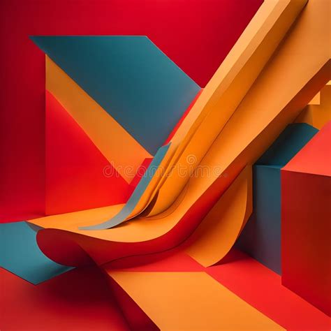 Abstract Geometric Shape Colorful Modern Background Stock Illustration Illustration Of