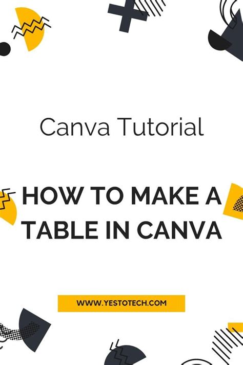 Canva Table Tricks Canva Table Design Made Easy For You To