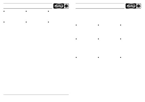 Bedienungsanleitung Helios Elf Elsd Deutsch 1 Seiten