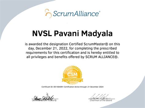 Nvs Lakshmi Pavani Csmpmp Posted On Linkedin