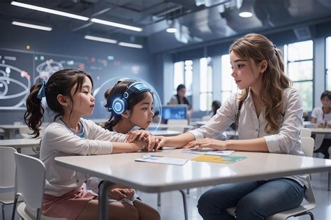 Premium Ai Image Ai Enhanced Emotional Intelligence Nurturing Empathy