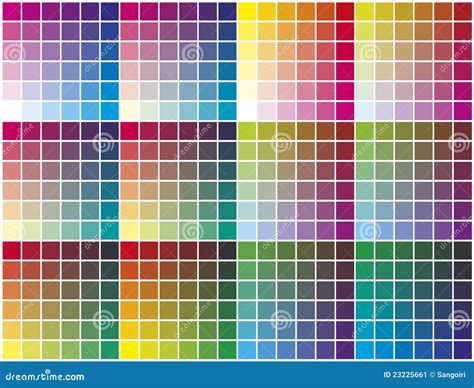 Gama de colores de color ilustración del vector Ilustración de vector
