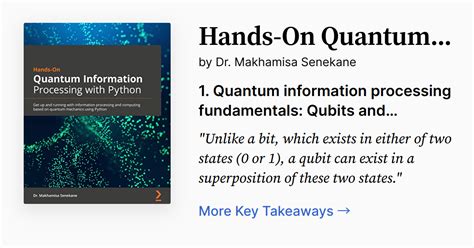 Hands On Quantum Information Processing With Python Summary Quotes Audio