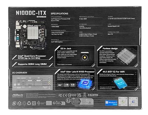 窮人妖板 內建 N100 Cpu Asrock N100dc Itx 主機板 電腦領域 Hkepc Hardware 全港 No 1 Pc網站