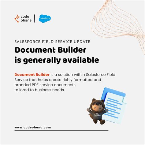 Code Ohana On Linkedin Salesforce Field Service Updates Document