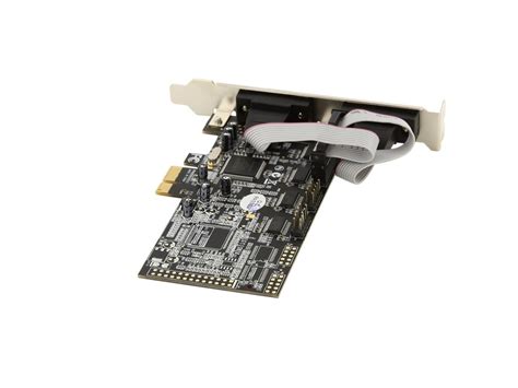 StarTech Com 4 Port Native PCI Express RS232 Serial Adapter Card With 16550 UART Model PEX4S553