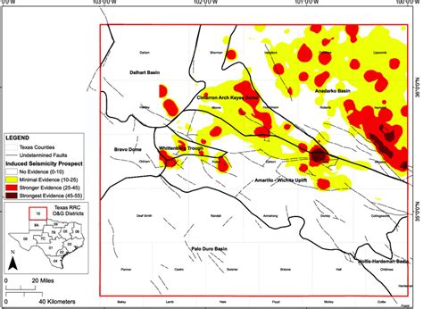 Map Showing Prospect Regions Following The Proposed Modification Of The
