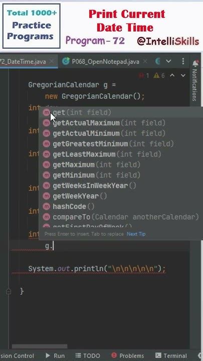 program 72 using gregorian calendar in java shorts java coding
