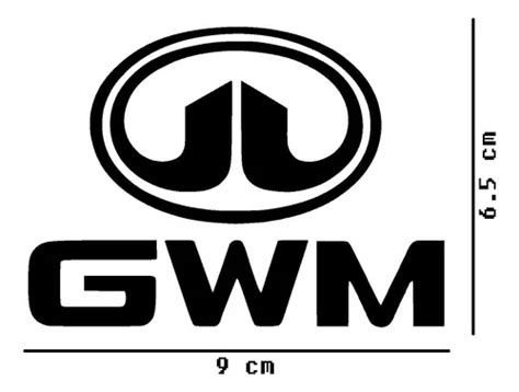 Sticker Vinil Gwm Logo Great Wall M 9x6 5cm 2pz 135 Vinylmx Meses Sin Interés